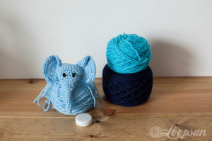 Edward- The circus elephant rattle Free Pattern - Loopsan Crochet Blog